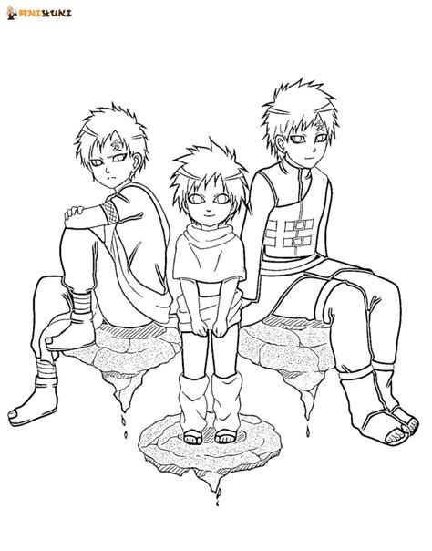 Dibujos De Gaara Para Colorear 45 Mejores Páginas Para Colorear