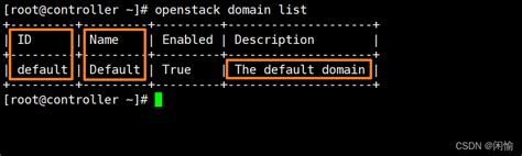 【openstack—身份管理】openstack Domain Csdn博客