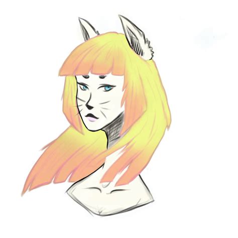 Pastel Cat Girl By Eskaart On Deviantart