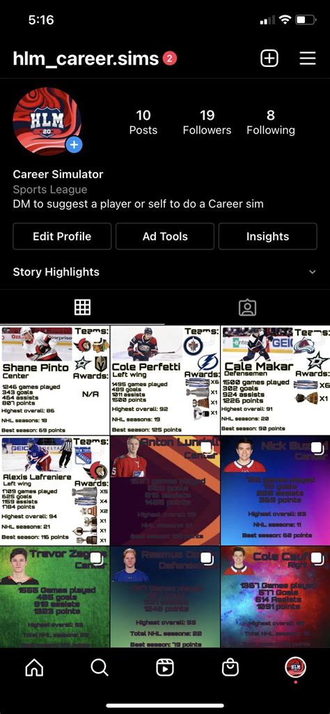I Have An Account On Instagram Where I Post Career Simulations Everyday