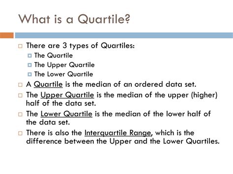 PPT Quartiles PowerPoint Presentation Free Download ID