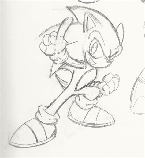 Sonic Sketch By Omegasunburst On Deviantart