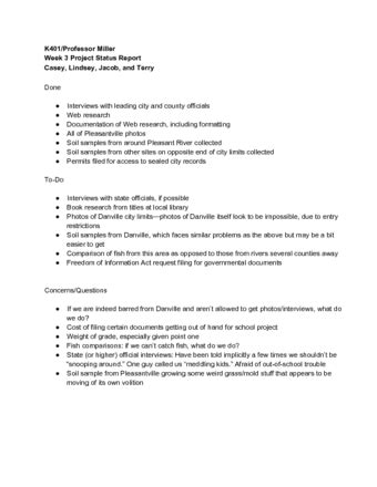 How To Write A Status Report With Sample Status Reports