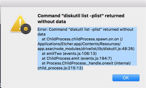 Command Diskutil List Plist Returned Without Data Issue 2471