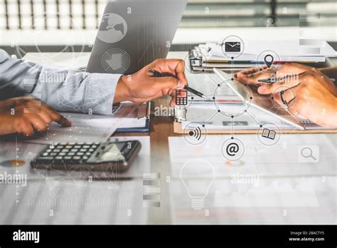 Financial Report Data Of Business Technology Digital Business Analytics