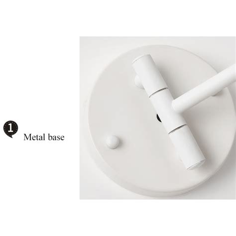 Лед лампа за стена подходяща за спалня бюро украса и др с подвижни рамена и въртяща глава за