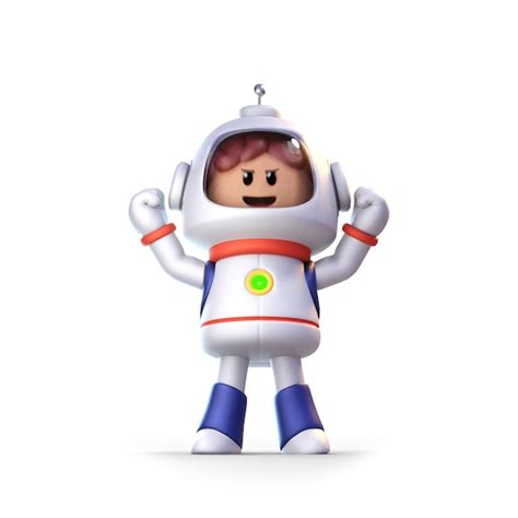 Dessin Anime Mignon Astronaute PSD modèles PSD gratuits de haute qualité à télécharger