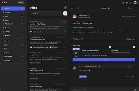 Email Dashboard Created With Nuxt 3 And Tailwindcss