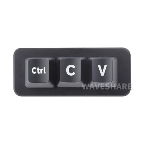 Atajo Teclado Ctrlcv 3 Teclas Programable Basado En Rp2040