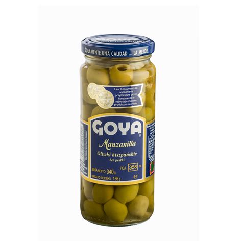 Oliwki zielone hiszpańskie bez pestek manzanilla 340g Goya Sklep