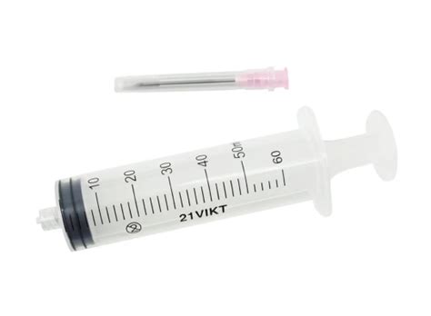 Шприц 50 мл Medicare 3-компонентний з голкою 18G (1,2 мм х 38 мм), 1 ...