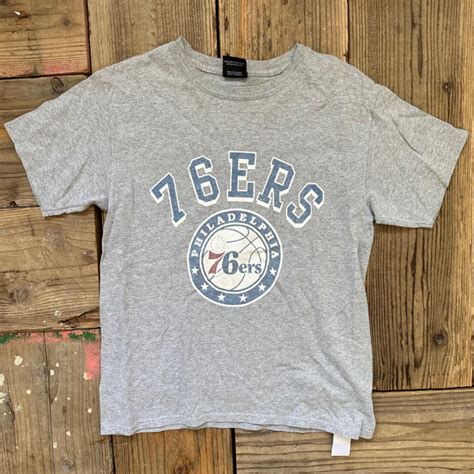 Nba フィラデルフィア セブンティシクサーズtシャツ カレッジ アメカジレトロ メルカリ