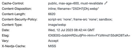 MinimumCacheTtl Option In Next Config Does Not Work When Deployed