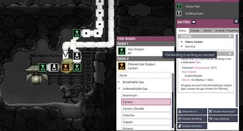 gas filter does not work [fixed] oxygen not included klei