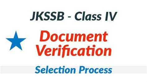 Jkssb Class 4th Pwd Candidates Document Verification Notice Jkyouth