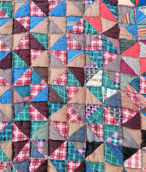 19thc Wool Challis Broken Dishes Crib Quilt For Sale At 1stdibs