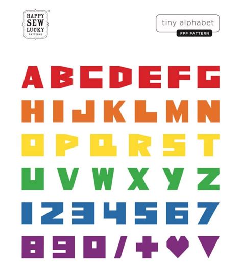 Tiny Alphabet Pdf Pattern Etsy