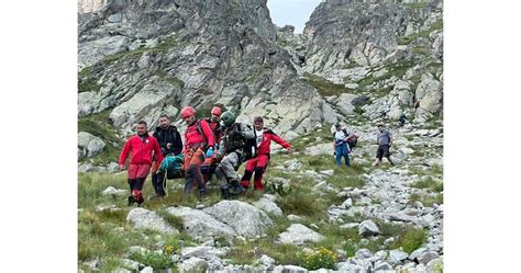 Вижте опасната акция в Пирин за спасяване на британска туристка снимки видео