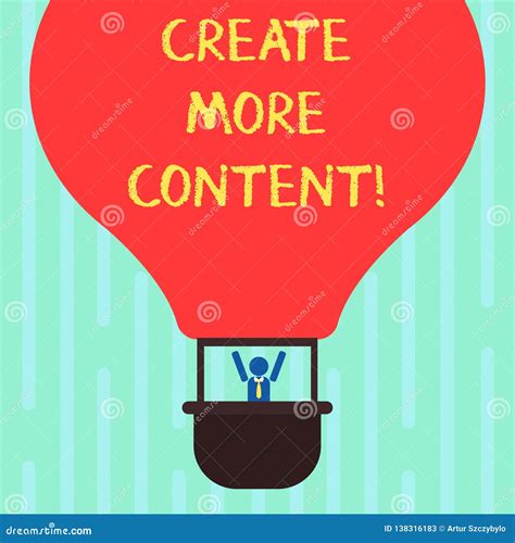 Word Writing Text Create More Content Business Concept For Write Words Sentence To Attract