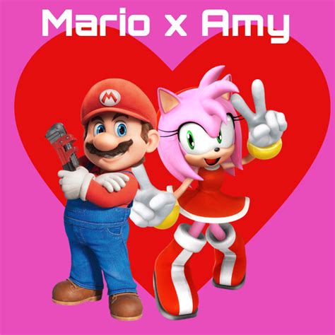 Mario X Amy Rose Loves By Soyann Trigallez On Deviantart
