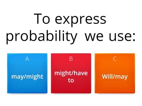 Expressing Probability Quiz