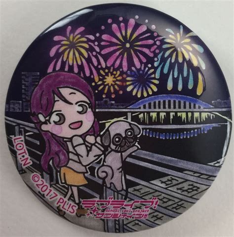 沼津まちあるき缶バッジ 54 ロットン 桜内梨子 Rock54 Museum Muuseo 160659