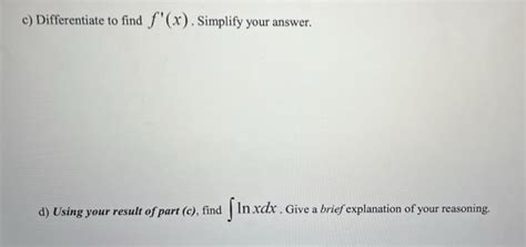solved question 3 6 marks consider the function f x x