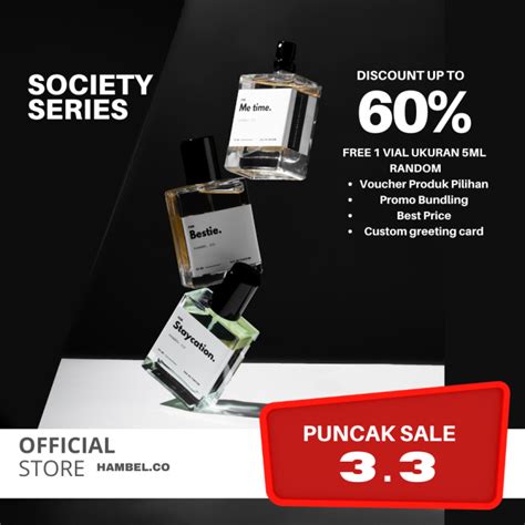 Hambel Parfum Society Series New Release Parfum Unisex Lazada Indonesia