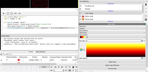 How To Use Compute Property Forum Ovito Open Visualization Tool