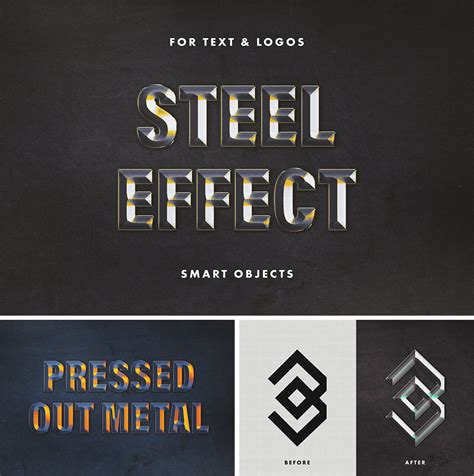 Forged Steel Text Effect Metall Effekt Mit Photoshop Erstellen