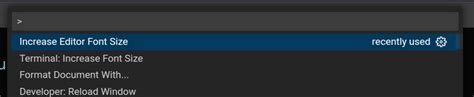 Github VS Code Code Spaces Can Not Change Font Size Stack Overflow