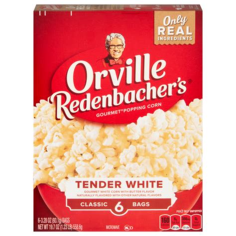 Orville Redenbachers Classic Bag Tender White Microwave Popcorn