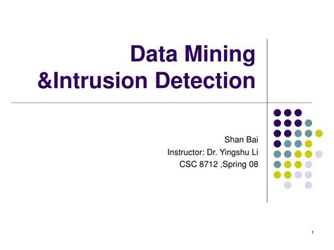 Ppt Data Mining Andintrusion Detection Powerpoint Presentation Id1195972