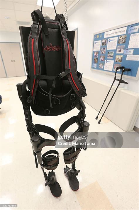 An Exoskeleton Device Made By Ekso Bionics Hangs Suspended During A News Photo Getty Images