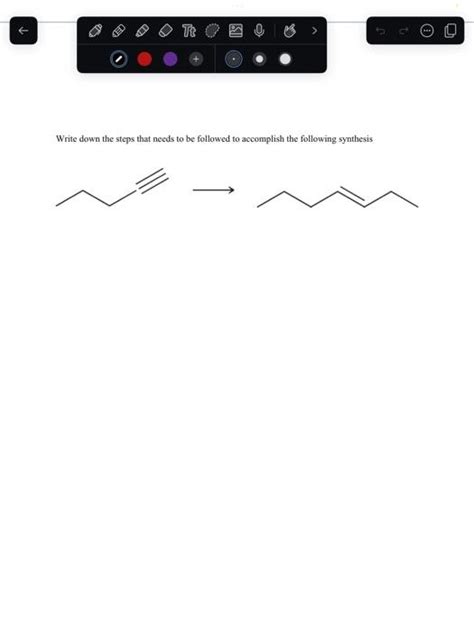 Solved Two Step Syntheses Complete The Synthesis And