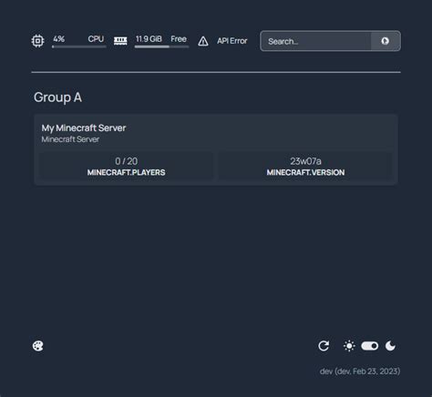 Feature Request Minecraft Server Status · Issue 1042 · Gethomepage