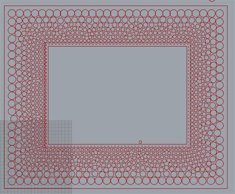 kangaroo imgcircle packing circles overlapping part of boundary curve