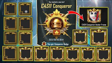 😱💖 Collected My 15th Conqueror Frame In Pubg Mobile And Bgmi 🇮🇳🤟 Youtube