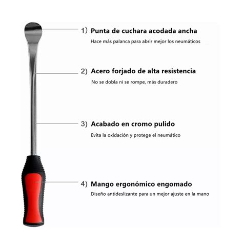 Kit De Palanca Para Desmontar Llantas De Motocicleta Y Bicicleta Piezas Coppel