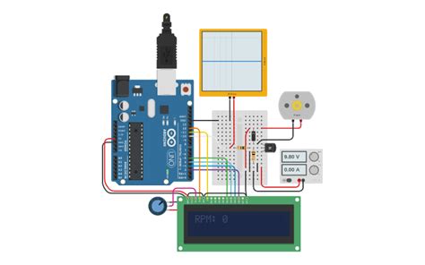 Circuit Design Dc Motor Rpm Control Tinkercad