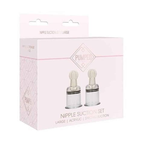 Pumped Nipple Suction Suckers Set | Sensation Play | Discreet Shipping