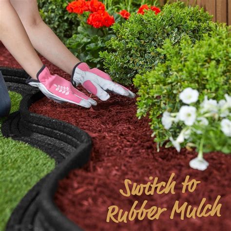 Groundsmart 75 Cu Ft Red Rubber Shredded Bulk Rubber Mulch Certified