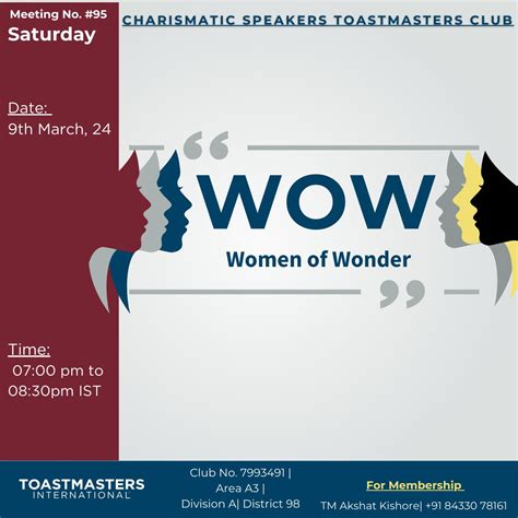 Charismatic Speakers Toastmasters Club On Linkedin D98