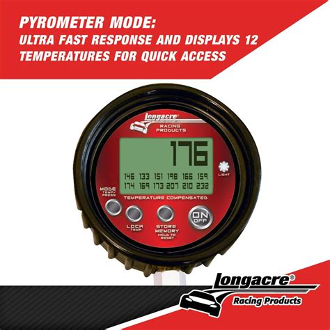 Longacre® 52 53050 Digital Tire Pres Gauge 0 100 Psi