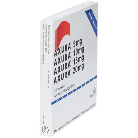 Axura® 5 Mg 10 Mg 15 Mg 20 Mg 28 St Mit Dem E Rezept Kaufen Shop Apotheke