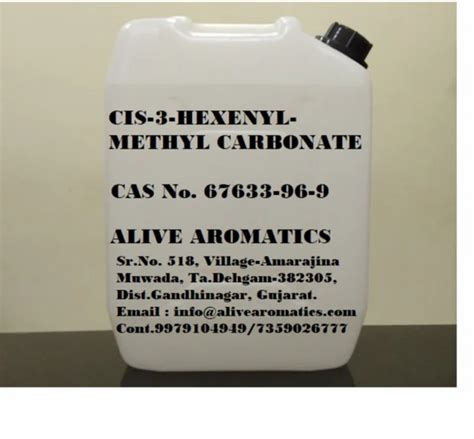 Cis 3 Hexenyl Methyl Carbonate At ₹ 6200 Kg Cis 3 Hexenyl Acetate In Dehgam Id 2854124851148