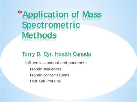 Pdf Application Of Mass Spectrometric Methods Measured Content Of The Hemagglutinin Antigens