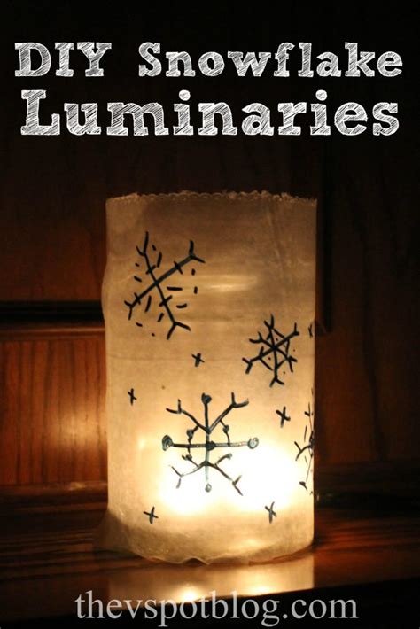 Easy Diy Christmas Luminaries The V Spot