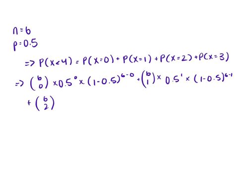 Solved Assume The Random Variable X Has A Binomial Distribution With
