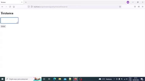 Php Módulo 3 Aula 10 Recuperando Dados De Um Textarea Youtube